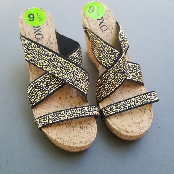 XOXO | Shoes | Xoxo Wedge Sandal 95 Cork Bottoms | Poshmark